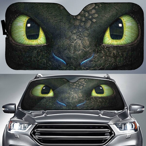 Windshield Sun Shade Dragon - Etsy