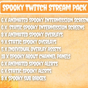 ANIMATED Twitch Stream Pack! | Halloween Stream Pack | Twitch Stream ...