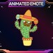 Animated Twitch Emote, Dancing Cactus Emote, Cactus Emote, Twitch Emote ...