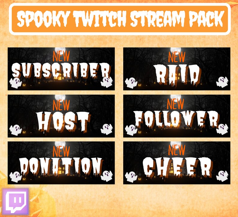 ANIMATED Twitch Stream Pack Halloween Stream Pack Twitch - Etsy