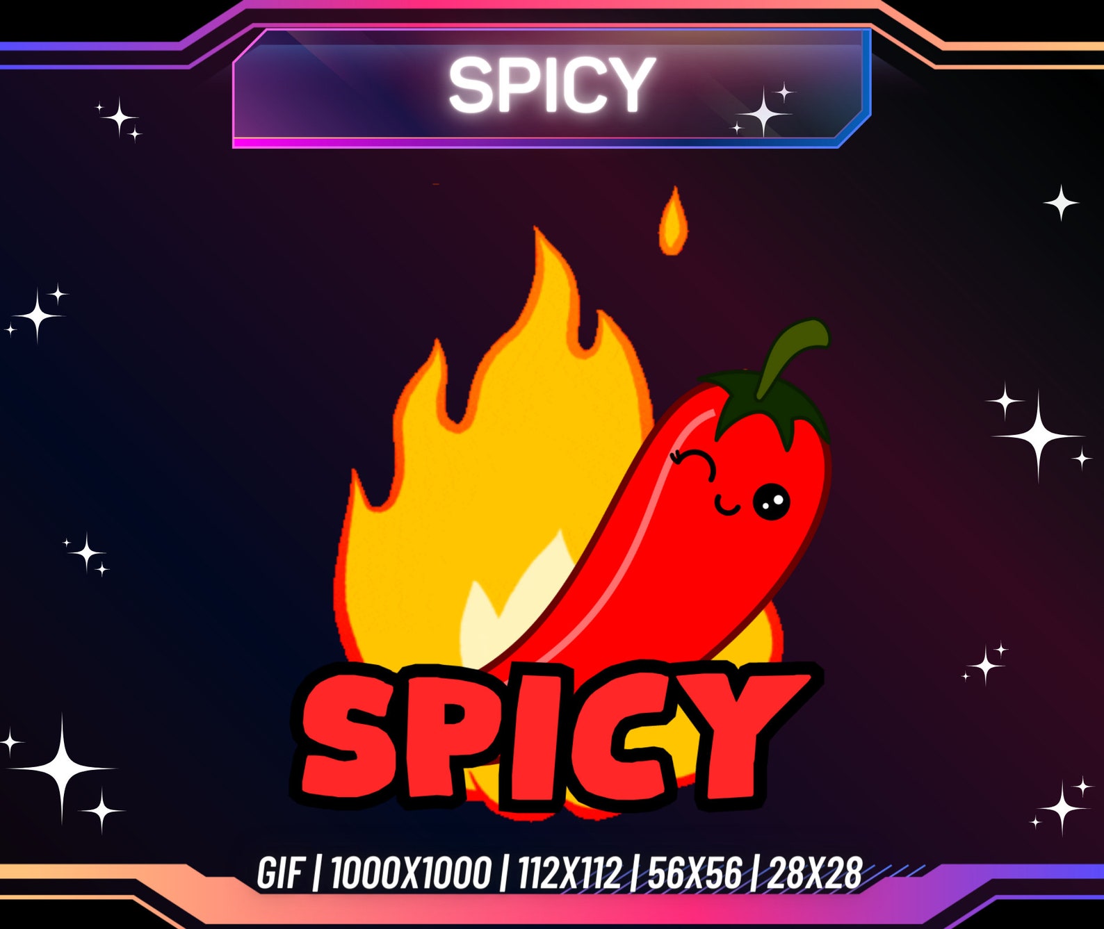 Animated Emote Spicy Twitch Emote Kick Emote Discord Emote Youtube ...