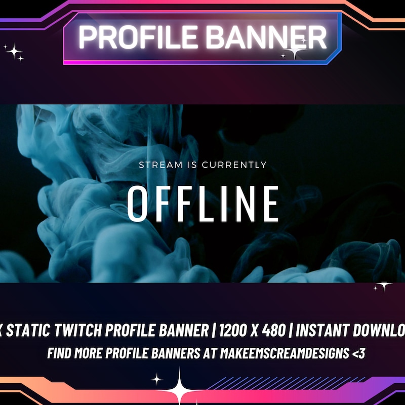 Streamer Banner - Etsy