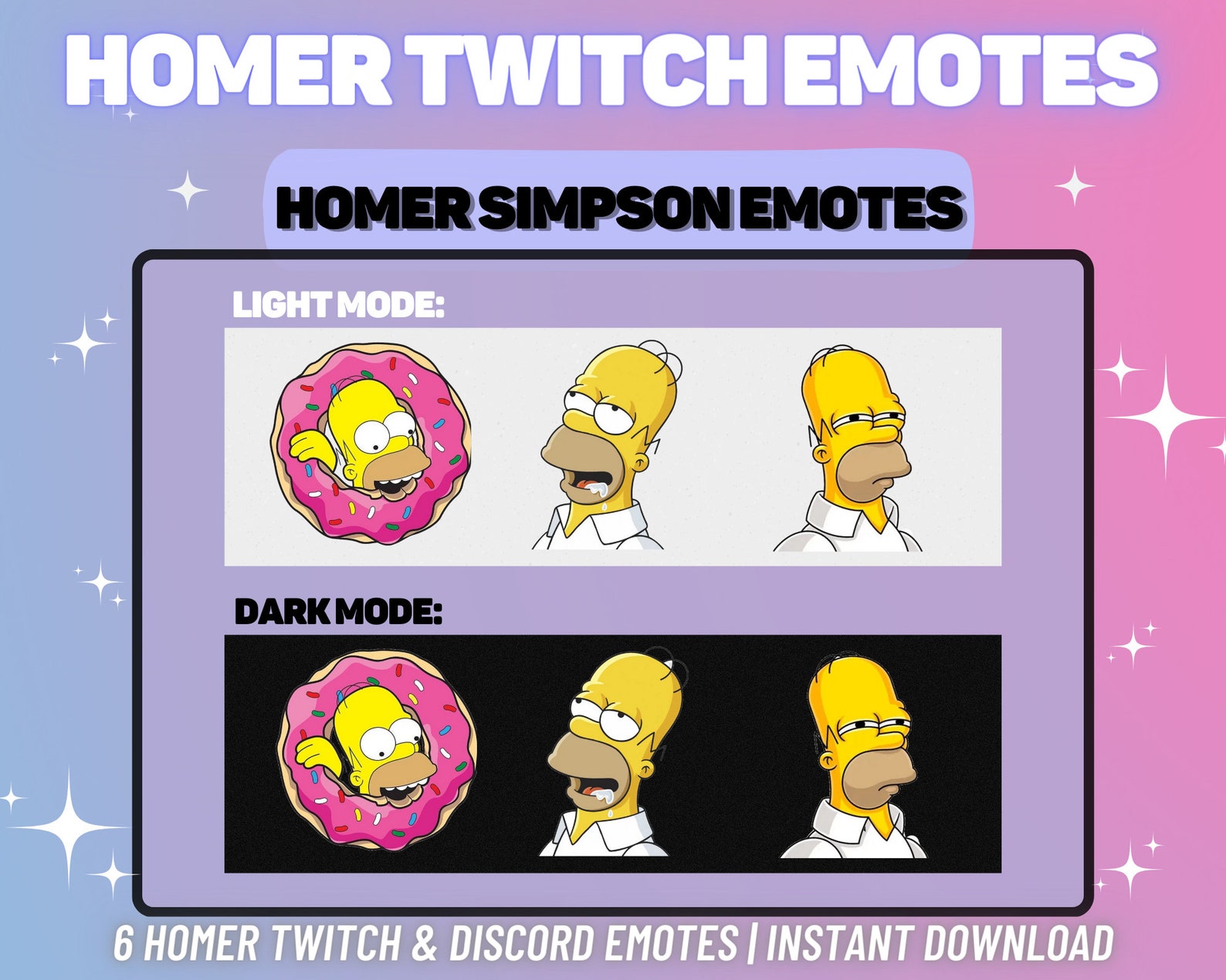 Emotes divertidos de Homer Twitch & Discord / Emotes divertidos de ...