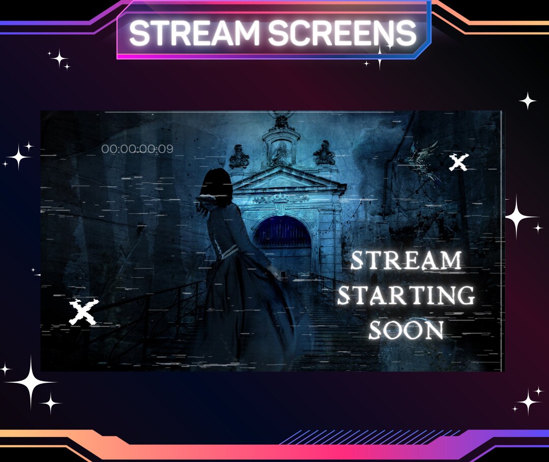 4 X ANIMATED Horror Theme Stream Screens | Starting Soon | Be Right ...