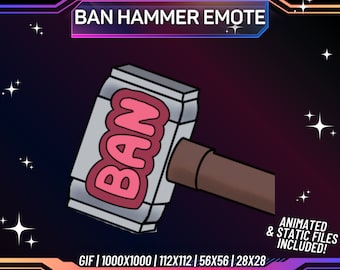Animated Twitch Emote | Ban Emote | Dexter Emote | Discord Emote ...