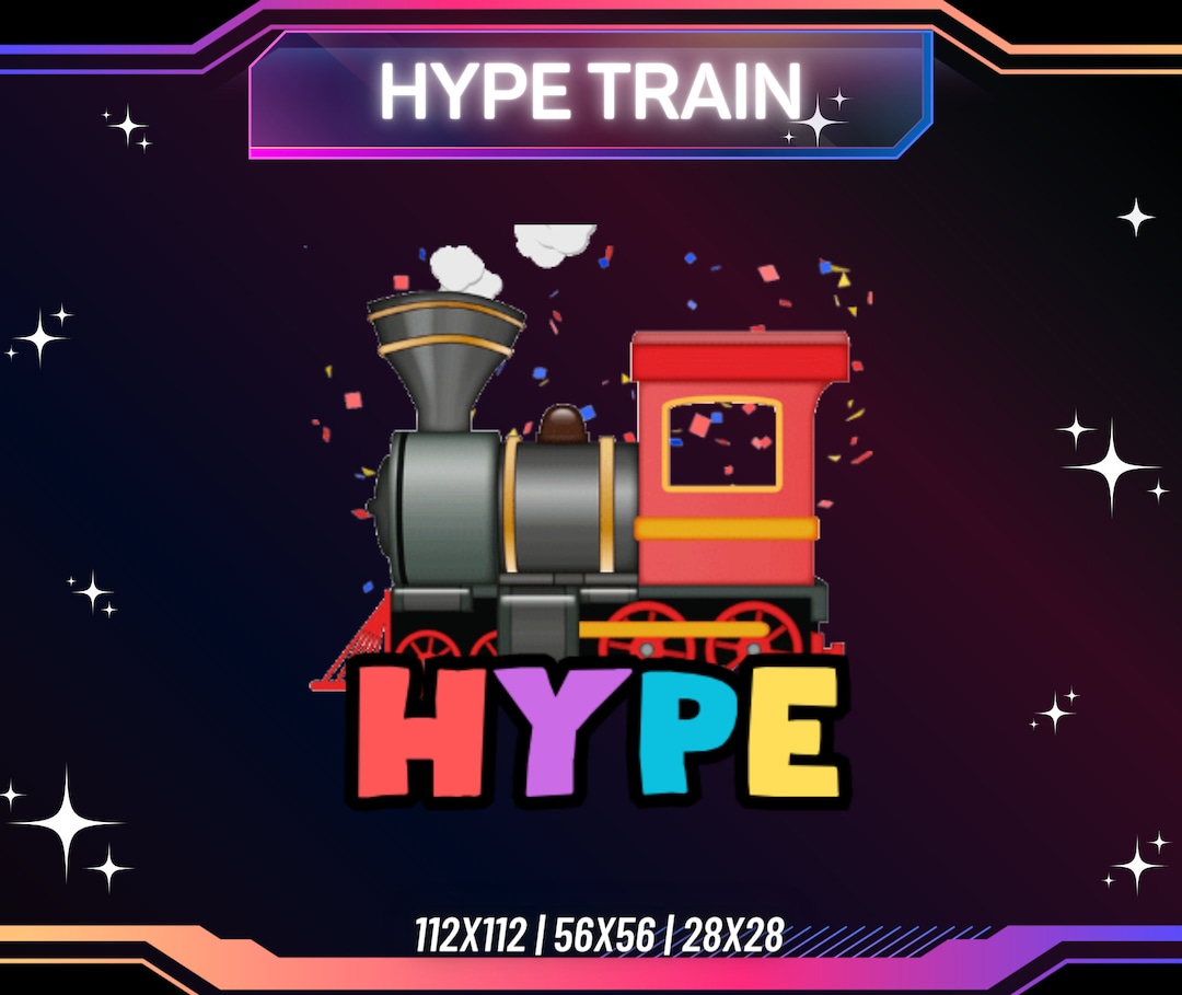 Animated Emote Hype Train | Twitch Emote | Kick Emote | Discord Emote ...