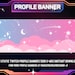 Twitch Profile Banner, Gamer Profile Banner, Neon Profile Display ...