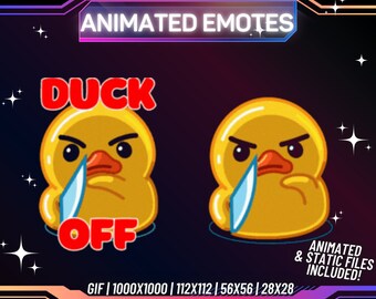 Animated Duck Emote for Twitch / Youtube / Discord - Etsy