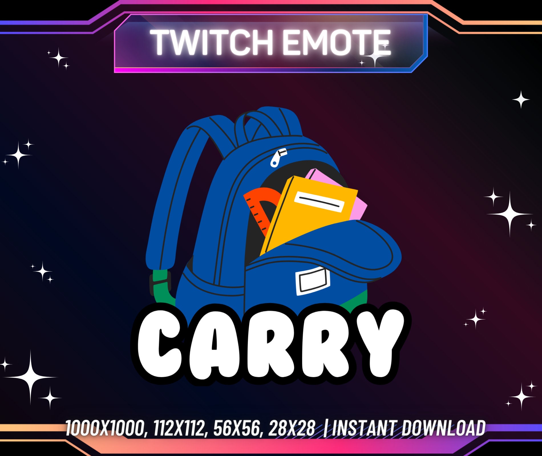 1 X Twitch Emote, Discord Emote, Kick Emote, Youtube Emote, Funny Emote ...