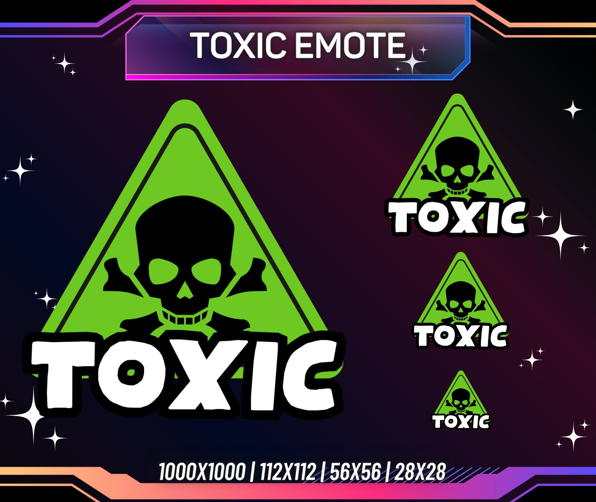 1 Twitch Emote | Toxic Twitch Emote | Kick Emote | Funny Emote | Cute ...