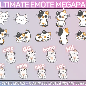 ULTIMATE Twitch Emote Megapack for Streamers, Twitch Emotes, Animated ...
