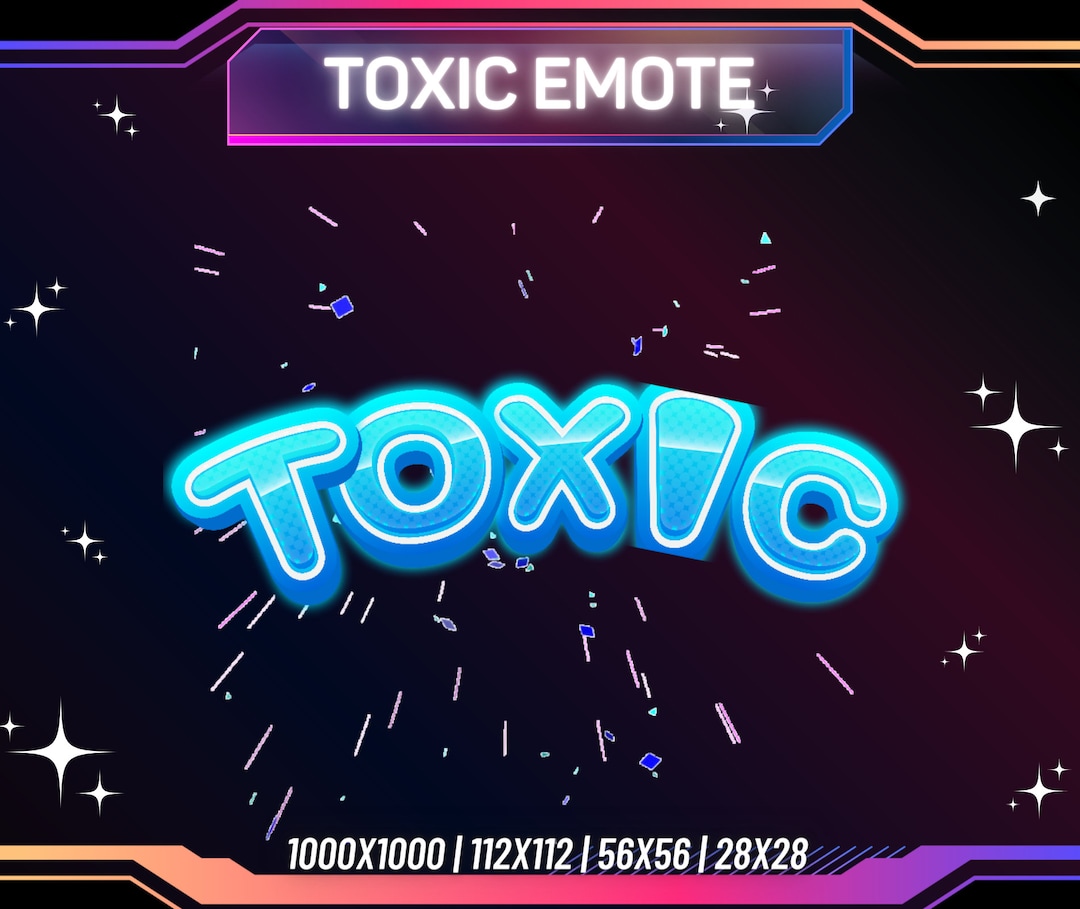 Animated Emote TOXIC | Twitch Emote | Kick Emote | Discord Emote ...