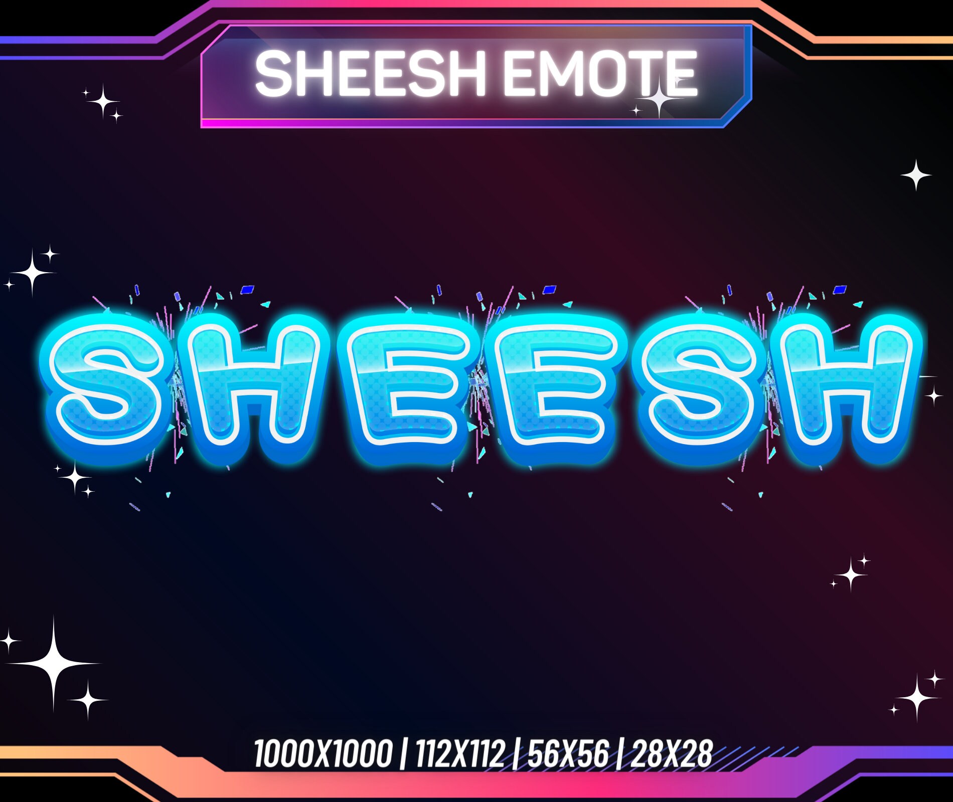 Animated Emotes SHEESH Twitch Emote Kick Emote Discord Emote Youtube ...