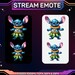 1 Twitch Emote, Stitch Emote, Hula Skirt Stitch Emote, Cute Stitch ...