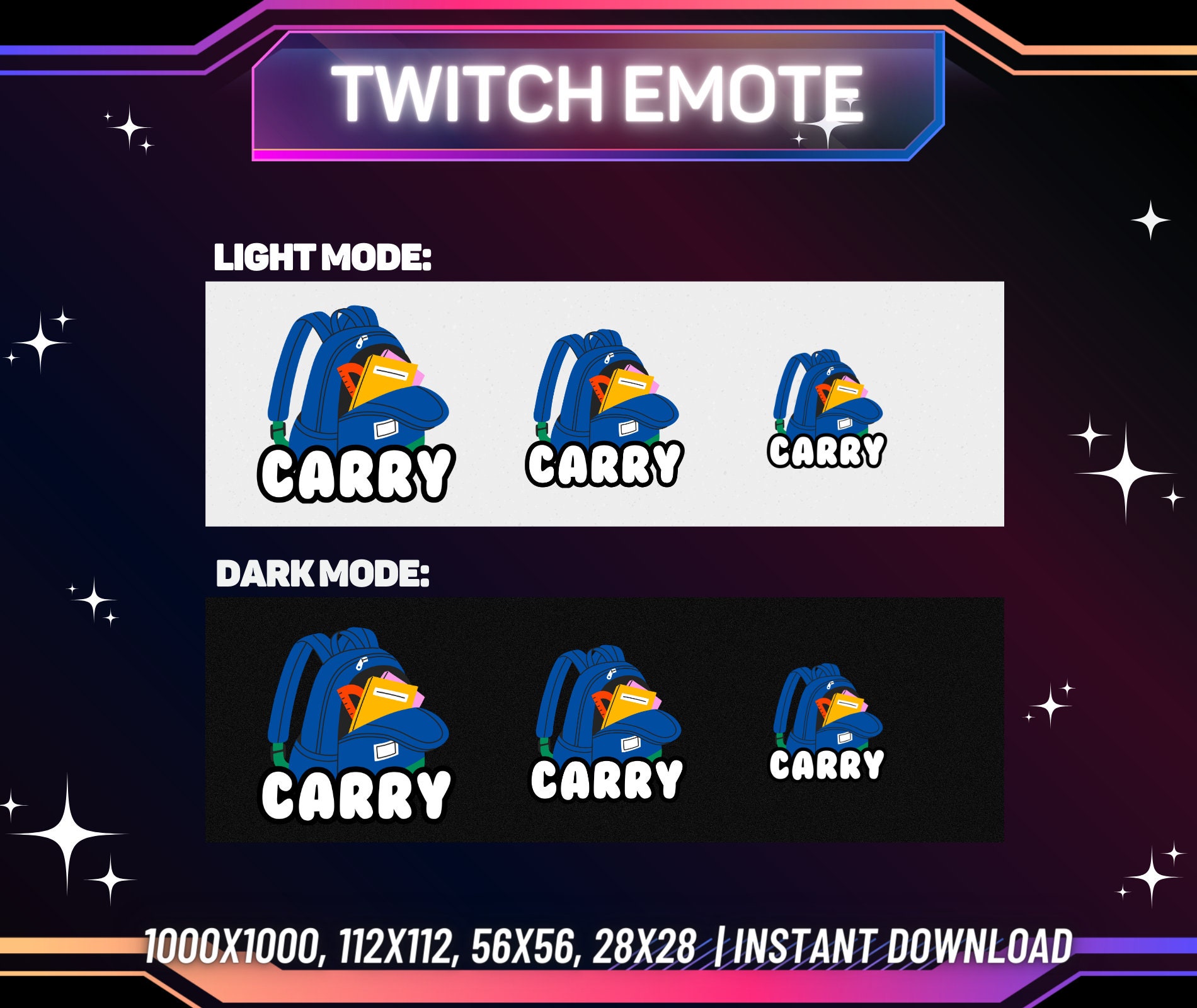 1 X Twitch Emote Discord Emote Kick Emote Youtube Emote - Etsy