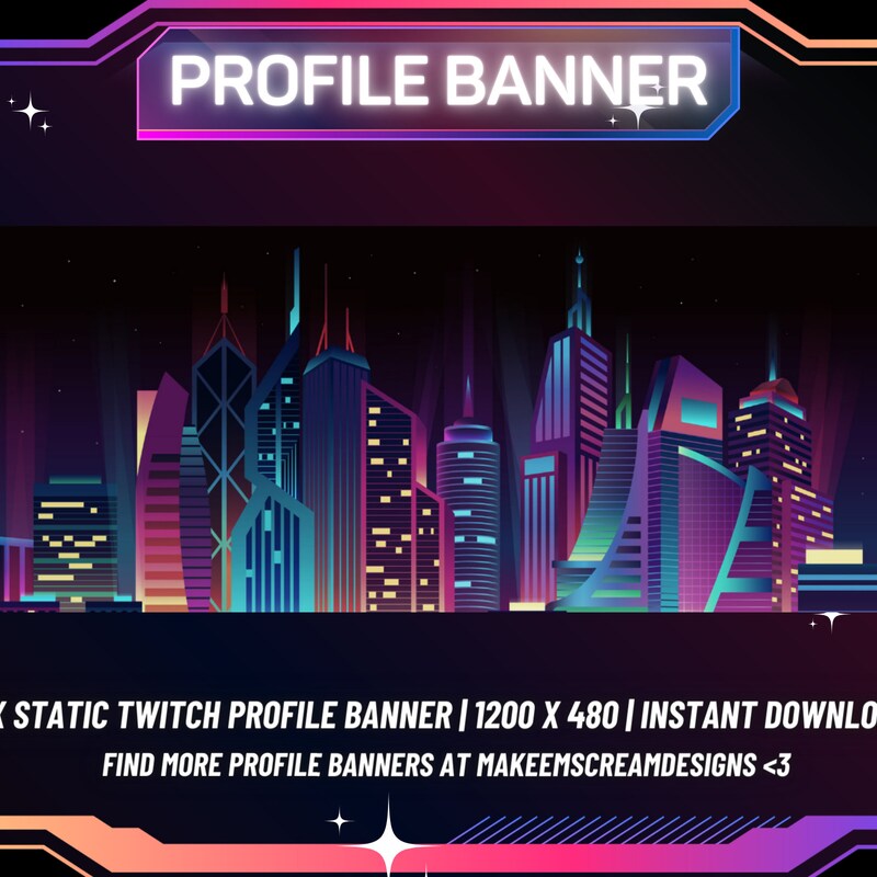 Streamer Banner - Etsy