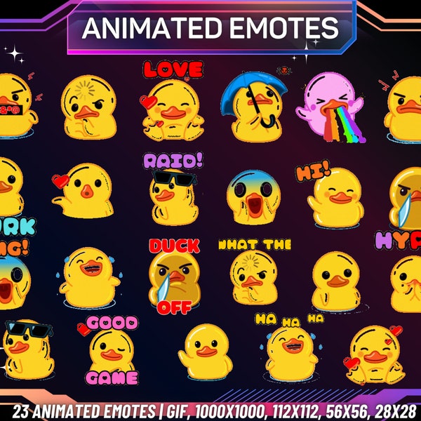 Animated Emotes - Etsy