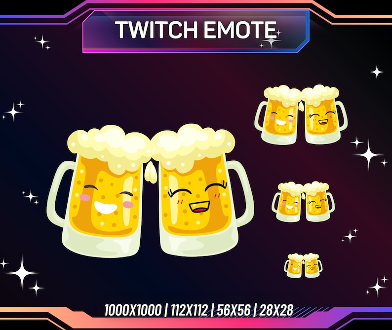 1 Twitch Emote Beer Twitch Emote Kick Emote Funny Emote Cute Twitch ...