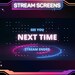 5 X ANIMATED Neon Stream Screens Animated Starting Soon Be Right Back Stream Offline Stream ...