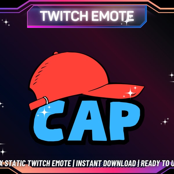 Cap Emote - Etsy