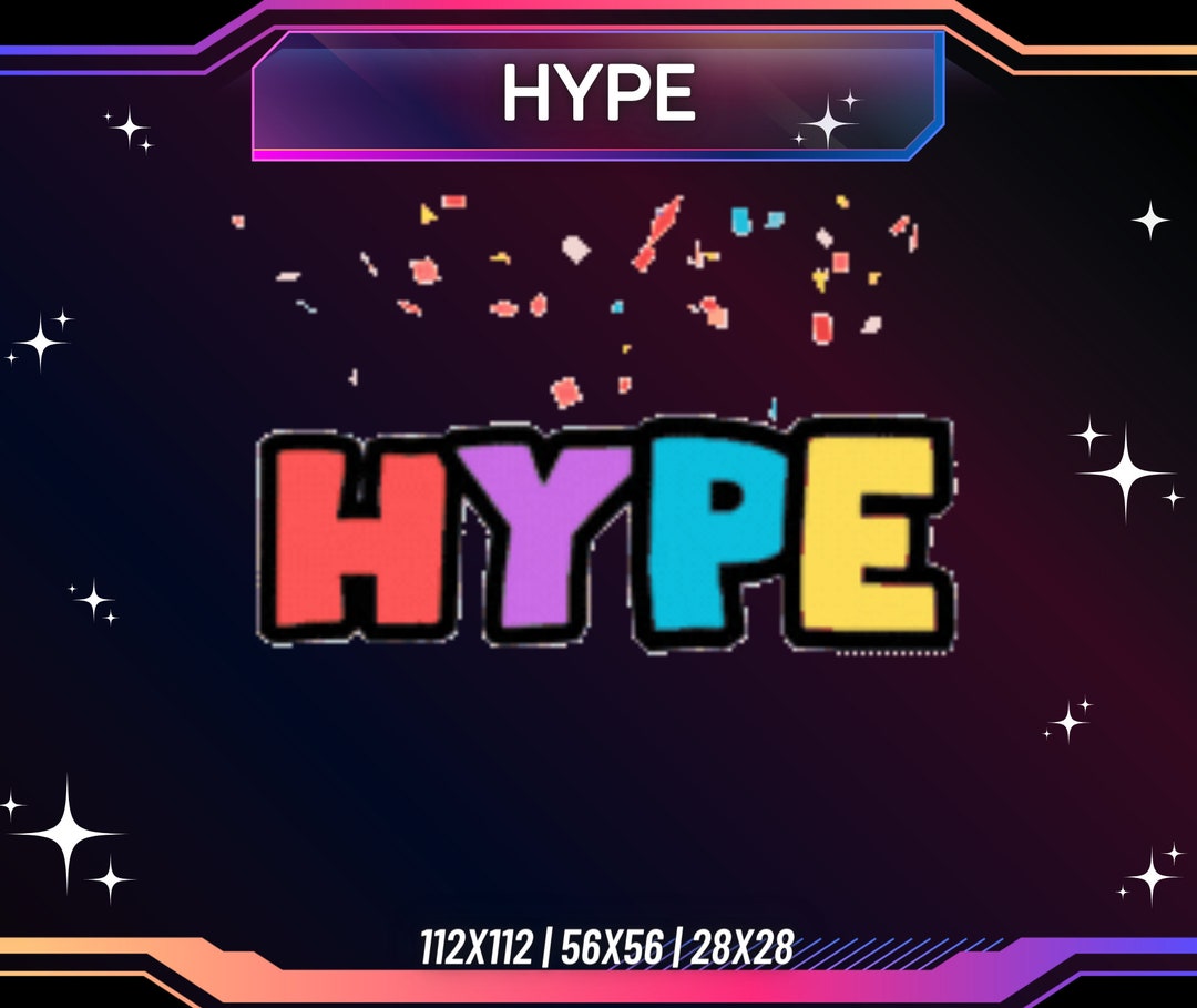 Animated Emote Hype Twitch Emote Kick Emote Discord - Etsy