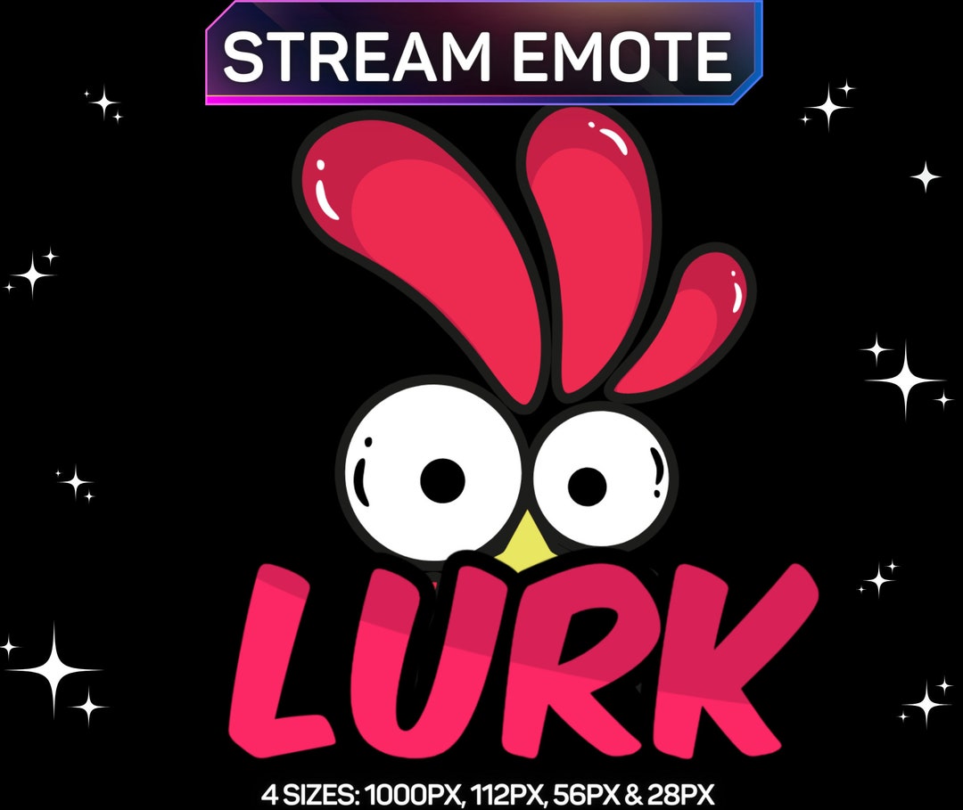 1 Twitch Emote, Crazy Chicken Emote, Funny Emote, Crazy Chicken Lurk ...
