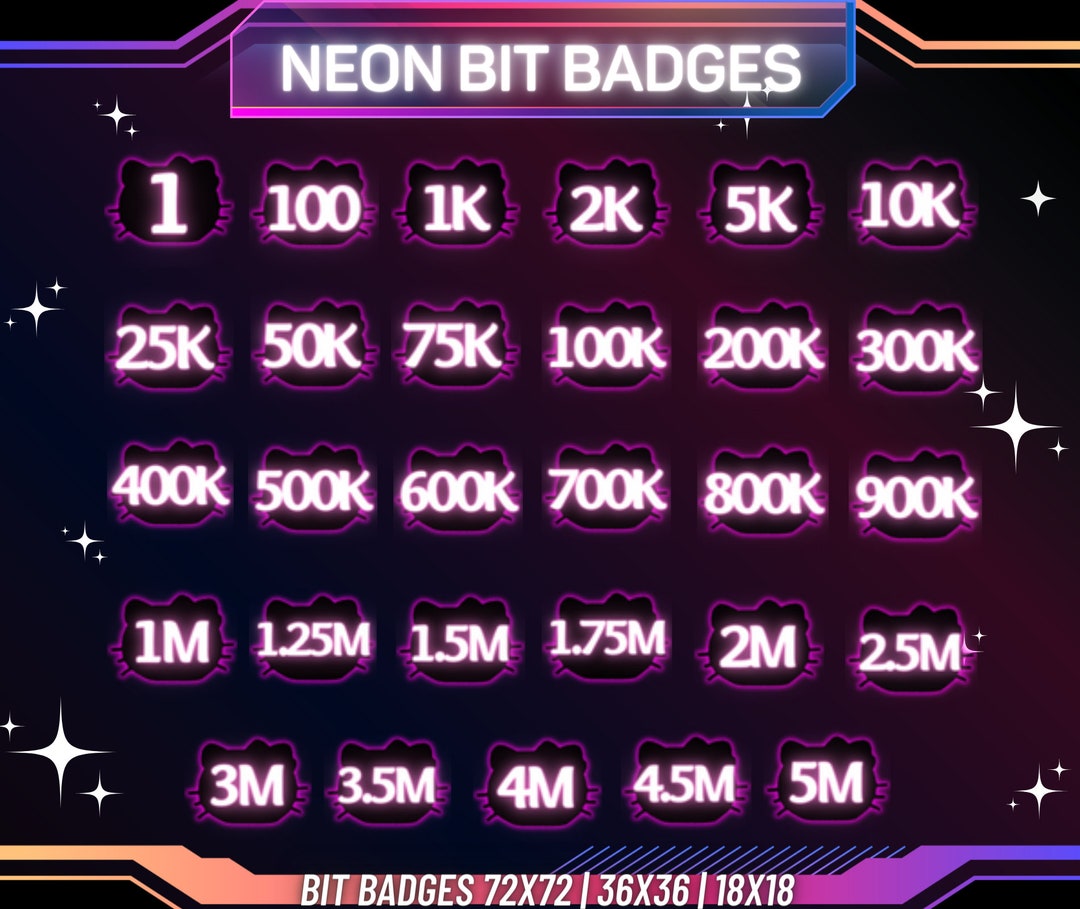 29 X Cute Kitty Bit Badges | Twitch Bit Badges | Twitch Tier Badges ...