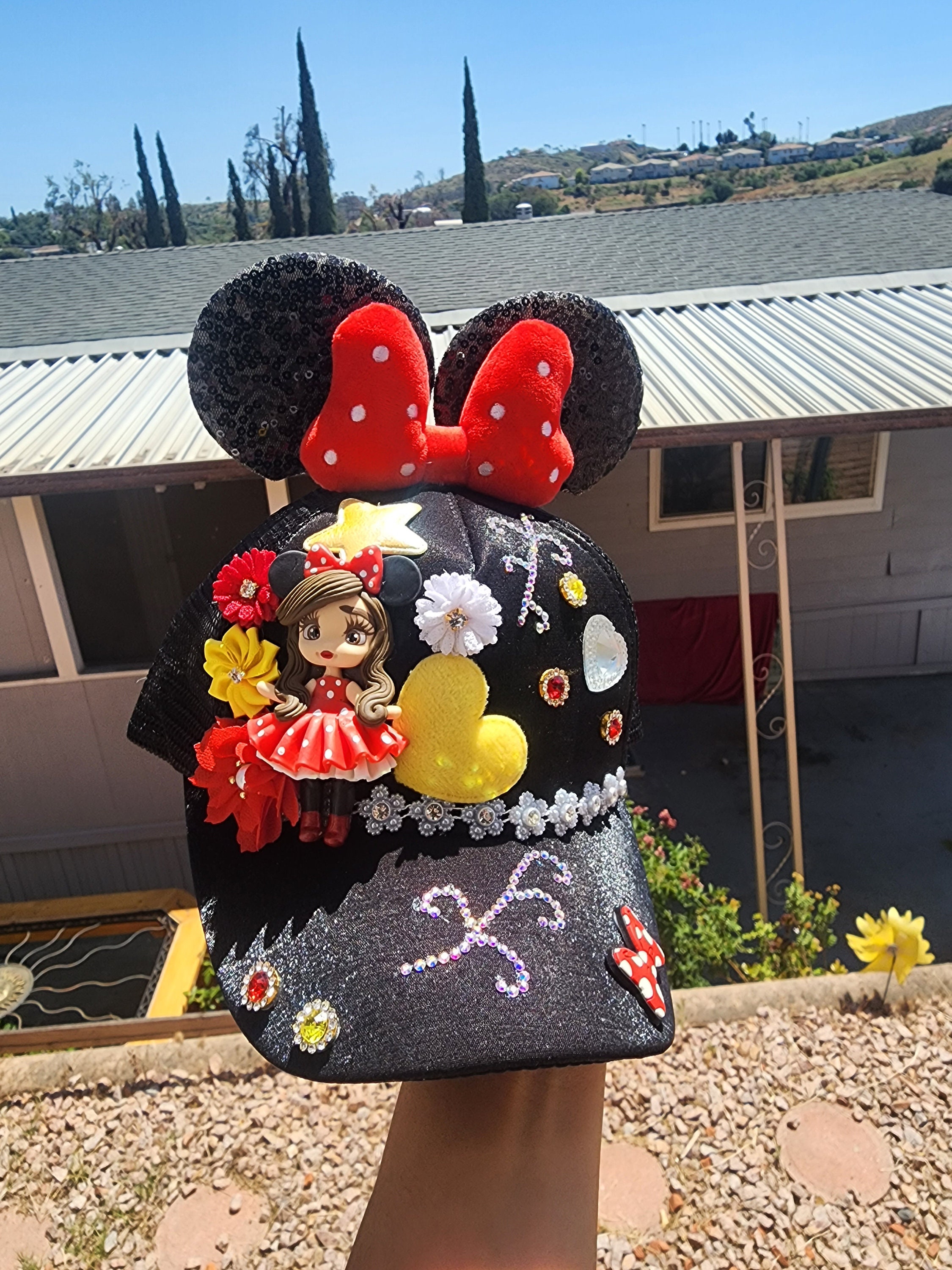 Customized Minnie Mouse Girl Hat for Girls - Etsy