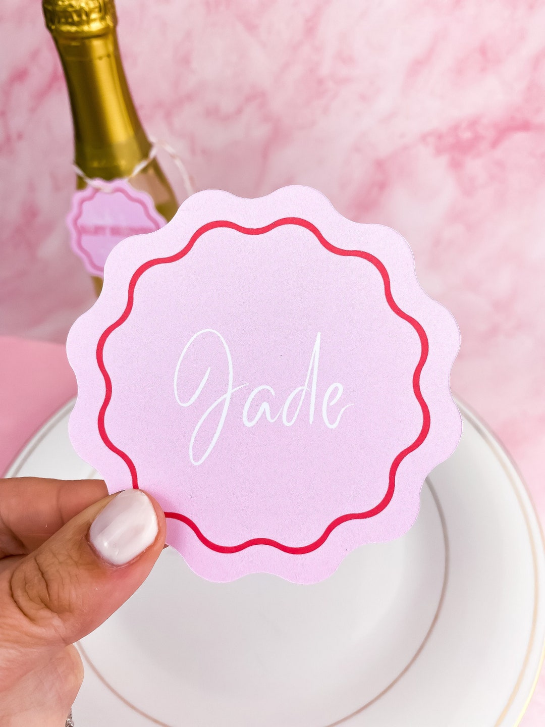 Wave Name Place Card Bridal Shower Baby Shower Wedding - Etsy Australia