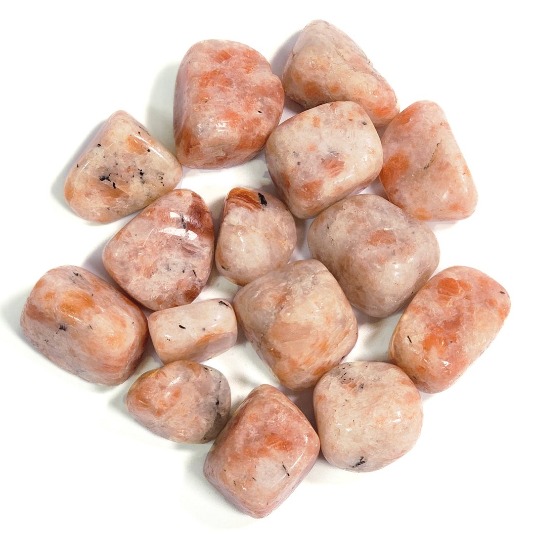 Sunstone Tumbled Stone 7oz Pack Approx. Size 20 to 30 Mm - Etsy