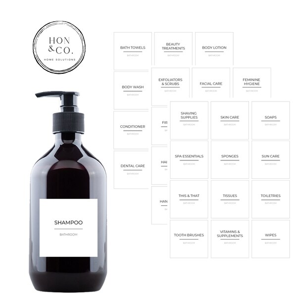 Bathroom Labels - Etsy