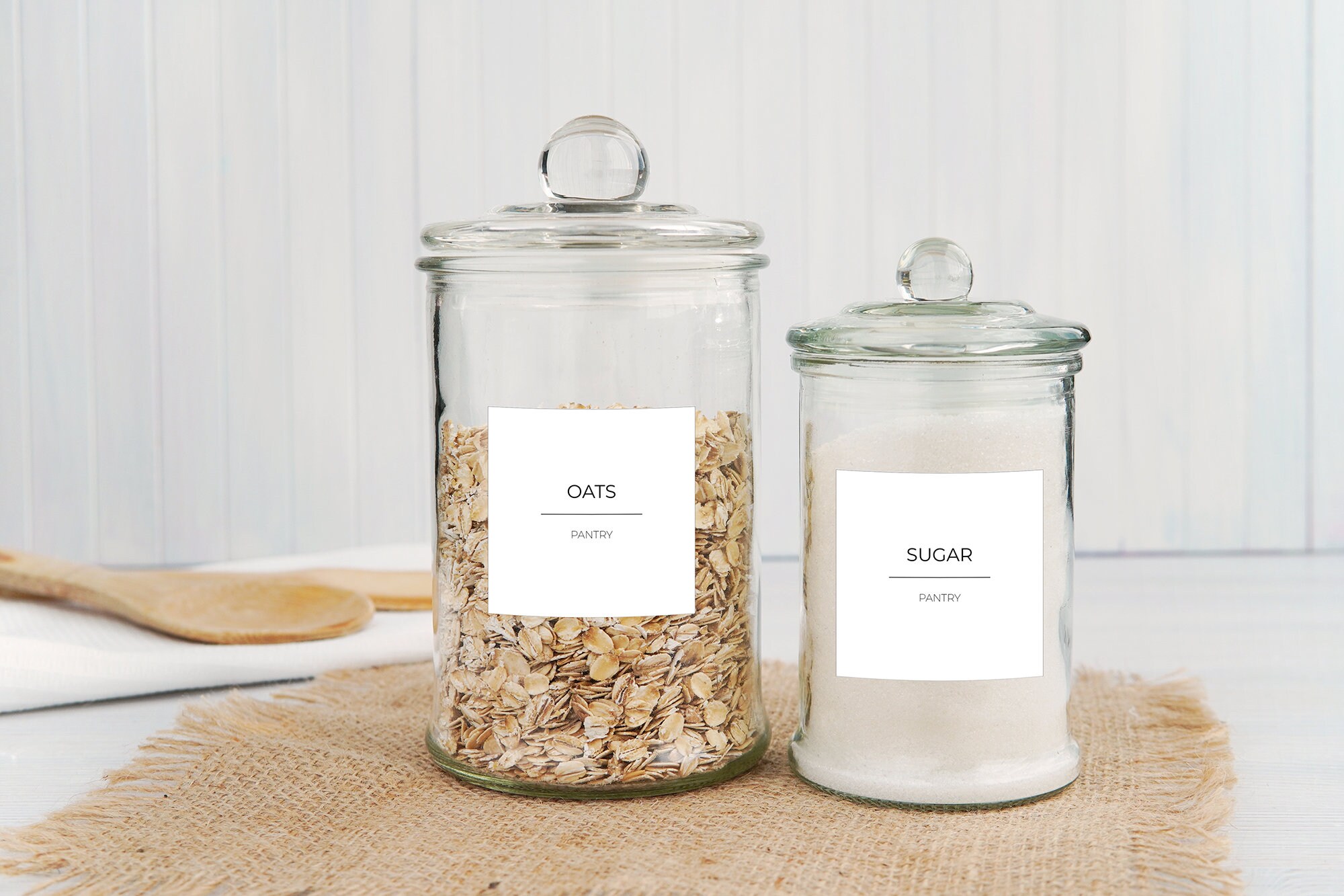 96 Minimalist Pantry Labels for Food Containers Printable Minimalist ...