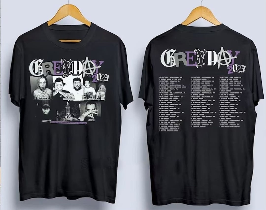 Grey Day Tour 2023 Shirt Grey Day Tour Shirt Grey Day - Etsy