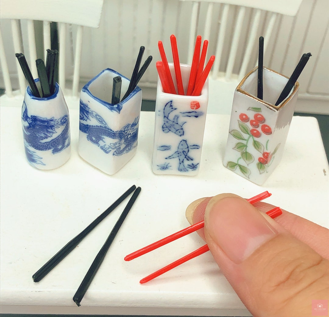 Real Miniature Cooking : Chopstick and Stand Set Cook Real Mini Food ...