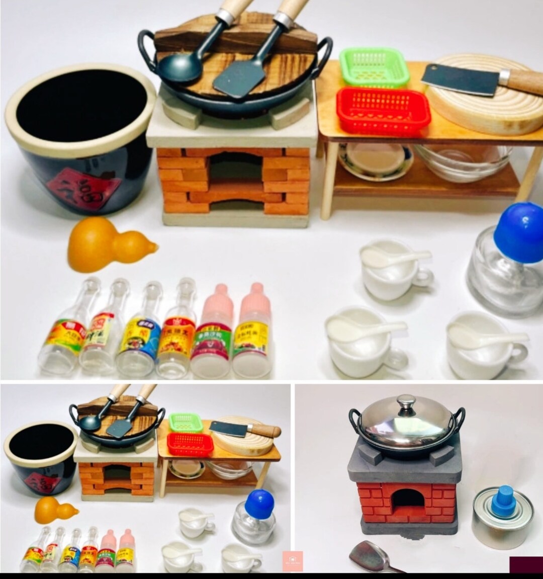 Real Miniature Kitchen Set for Mini Kitchen Cooking, Start Cooking Real ...