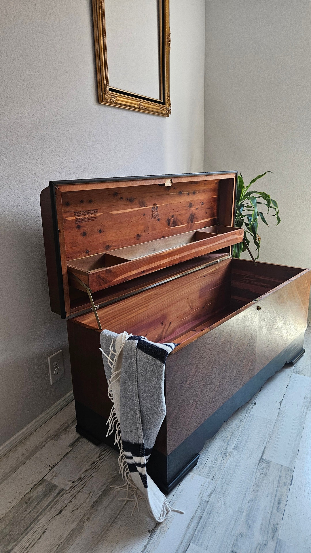 SOLD *** 1942 Waterfall Cedar Chest - Antique - Etsy