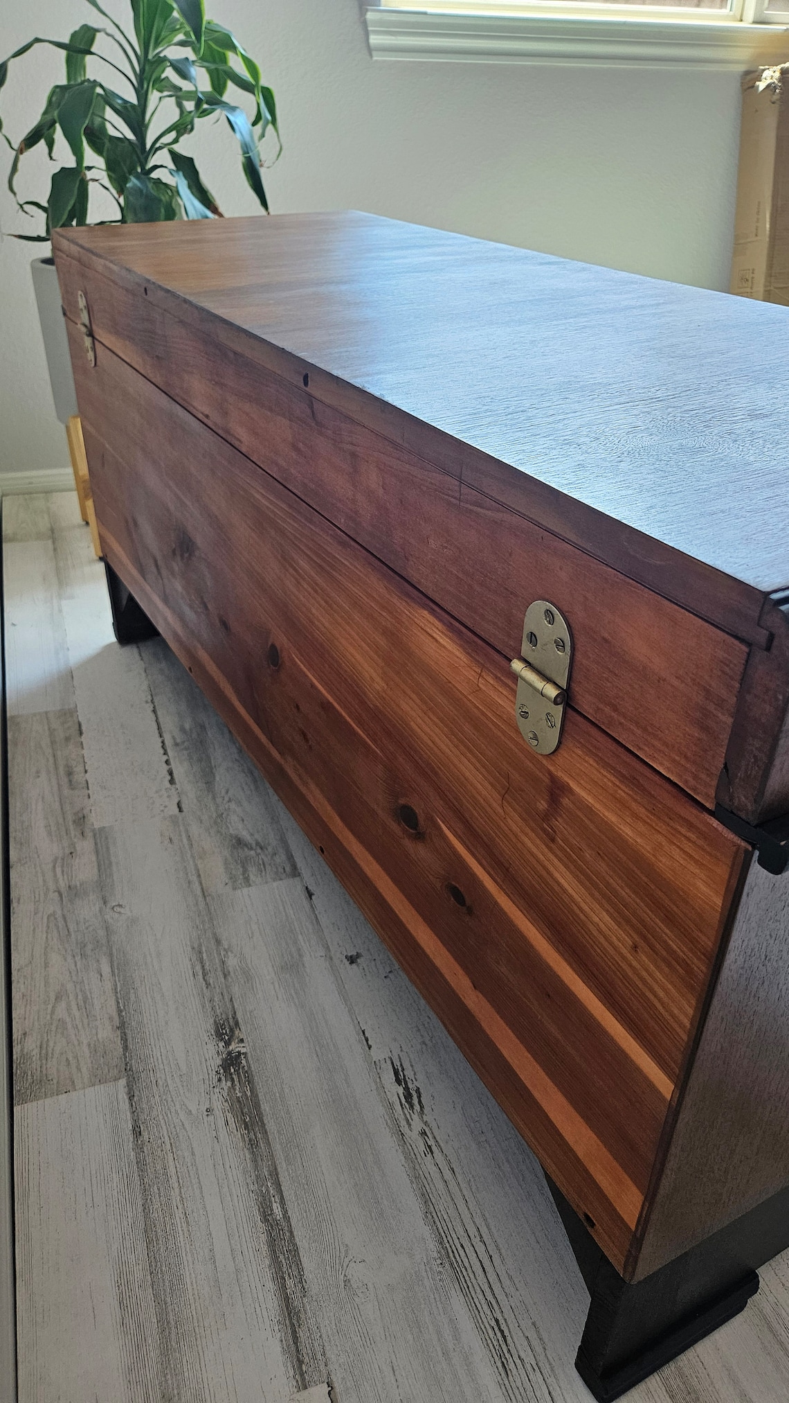 SOLD 1942 Waterfall Cedar Chest Antique - Etsy