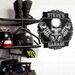 Skull Pistons Metal Garage Sign - Personalized Metal Wall Art for ...