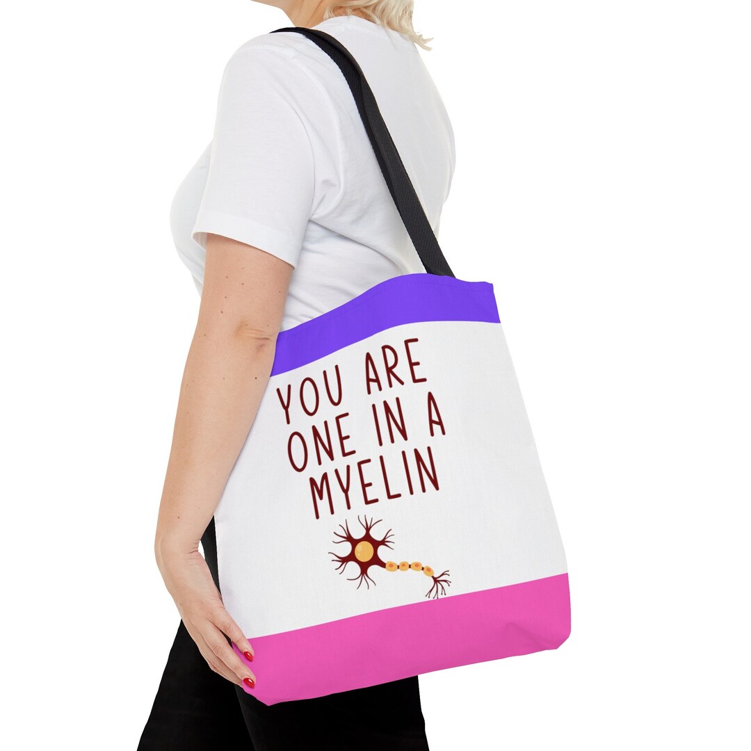Neurology Tote Bag: Myelin Brain Design, Doctor Gift - Etsy