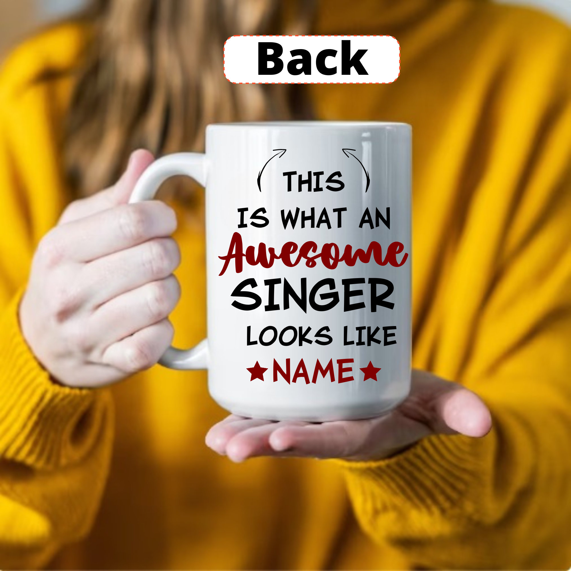 Singer Gift, Singer Mug, Jazz Singer Pop Singer Gifts, Singer Birthday ...