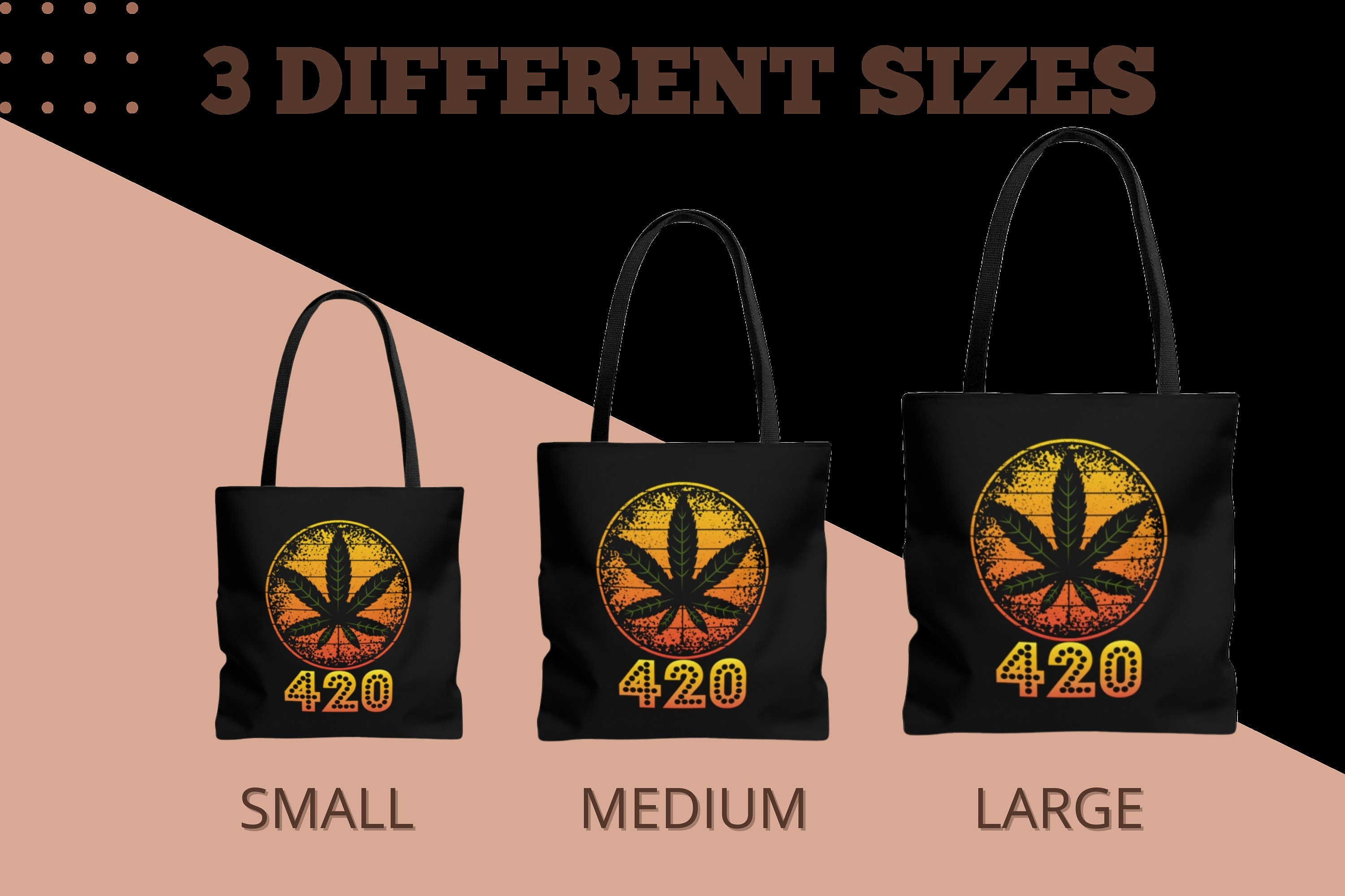 420 Weed Tote Bag, Cannabis Tote Bag, Weed Bag, Funny Marijuana Bag ...