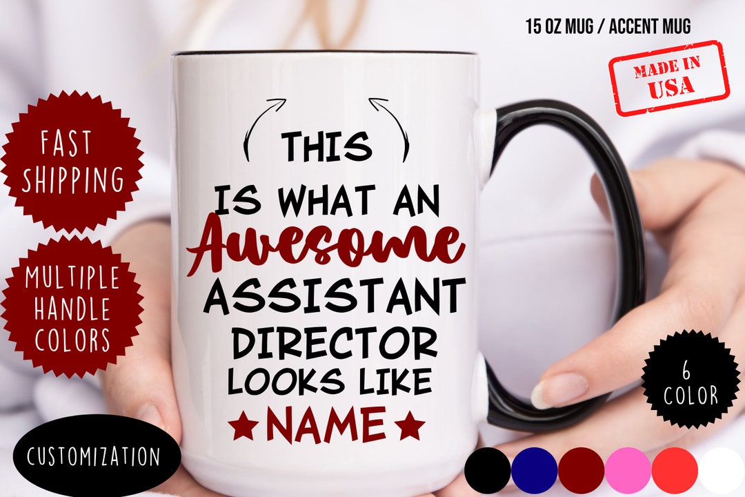 Assistant Director Gift, Assistant Director Mug, Awesome Director, Best ...