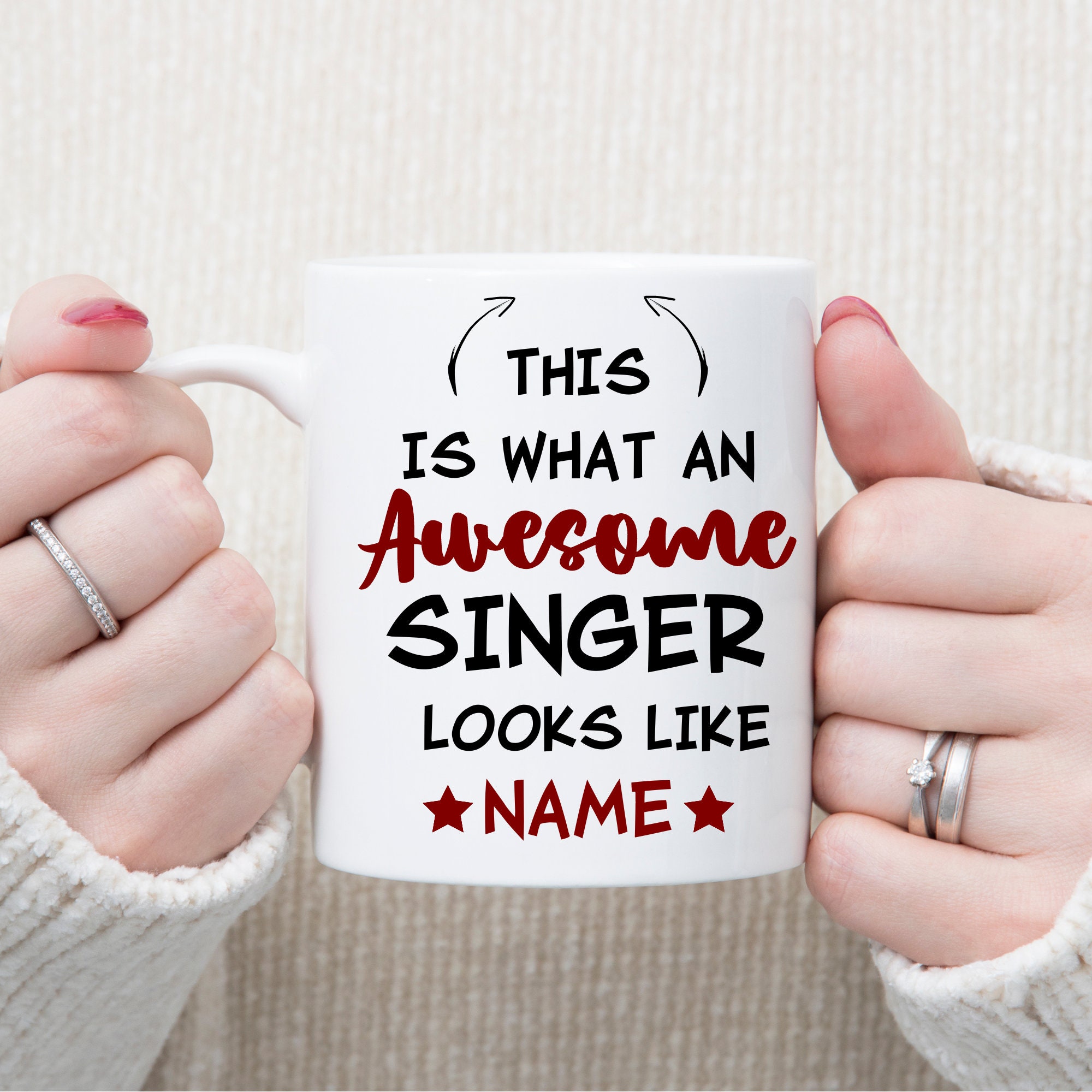 Singer Gift, Singer Mug, Jazz Singer Pop Singer Gifts, Singer Birthday ...