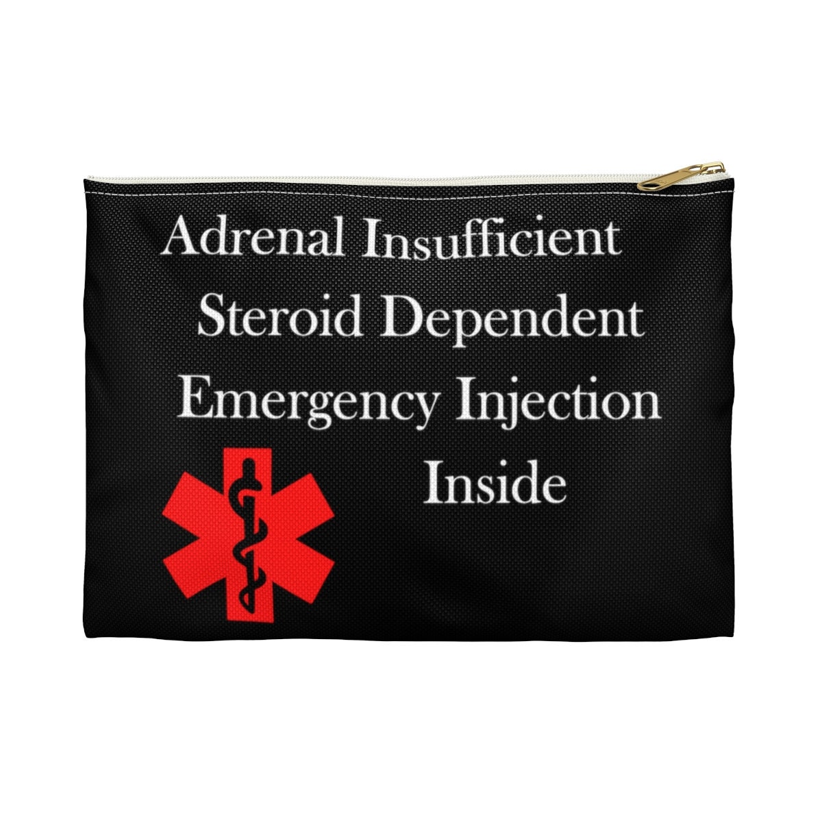 Personalized Emergency Injection Bag: Adrenal Insufficiency Travel Kit ...