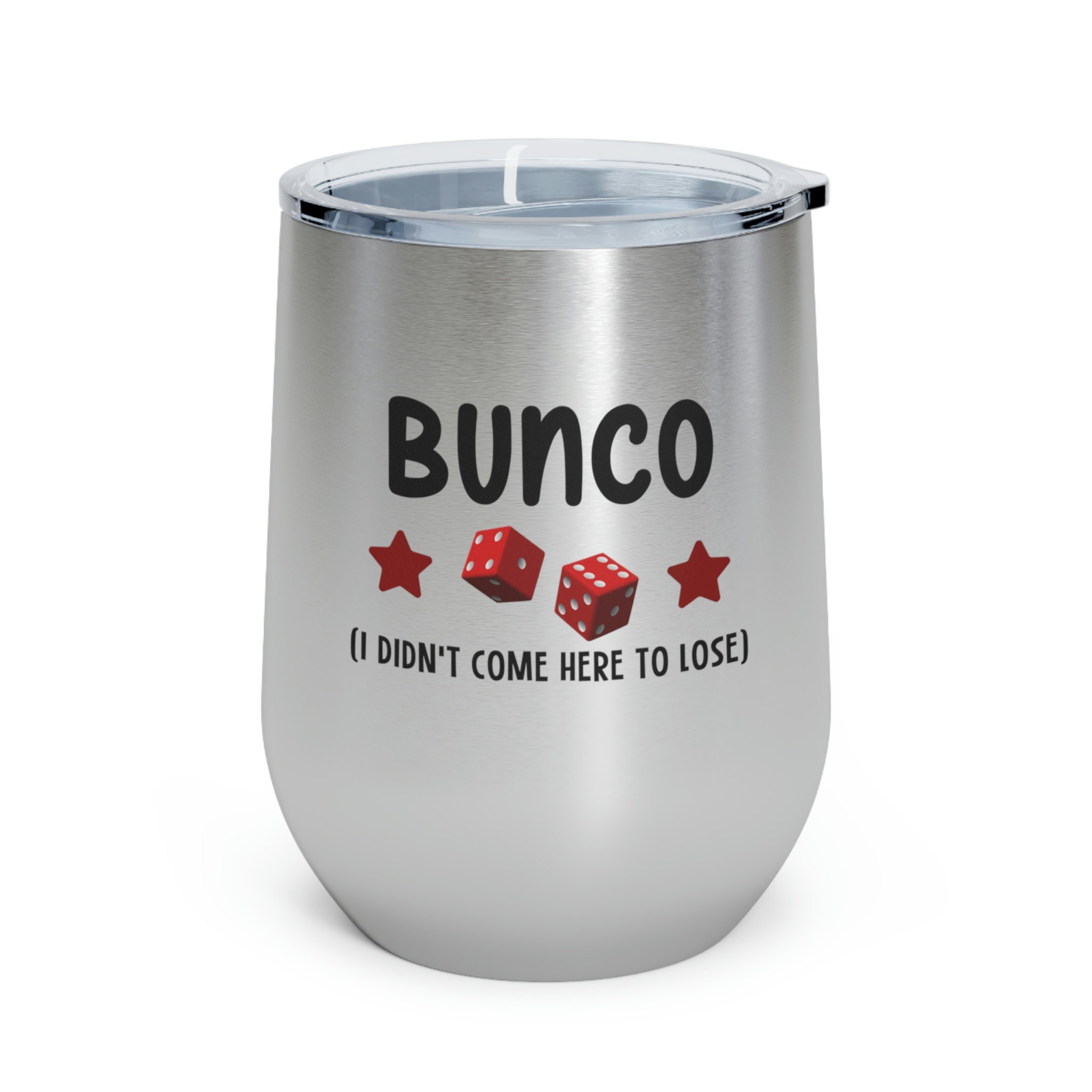 Bunco Engraved Stainless Steel Bunco Tumbler, Funny Bunco Gift, Bunco ...