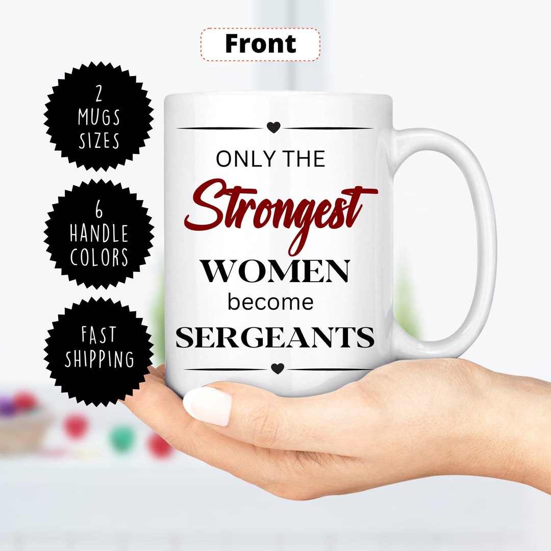 Sergeant Gift for Female Police Sergeant, Promotion Gift for Her ...