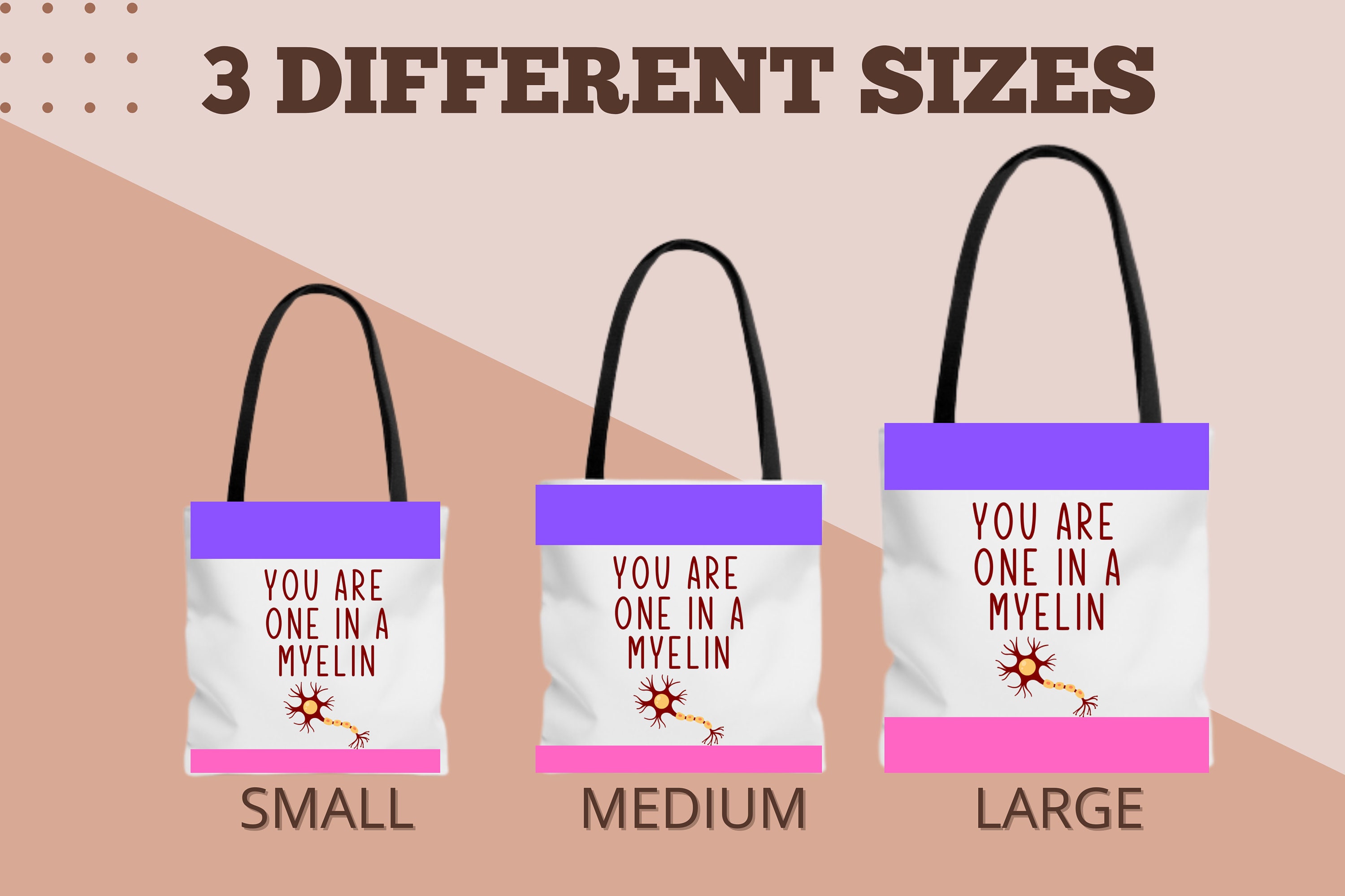 Neurology Tote Bag: Myelin Brain Design, Doctor Gift - Etsy