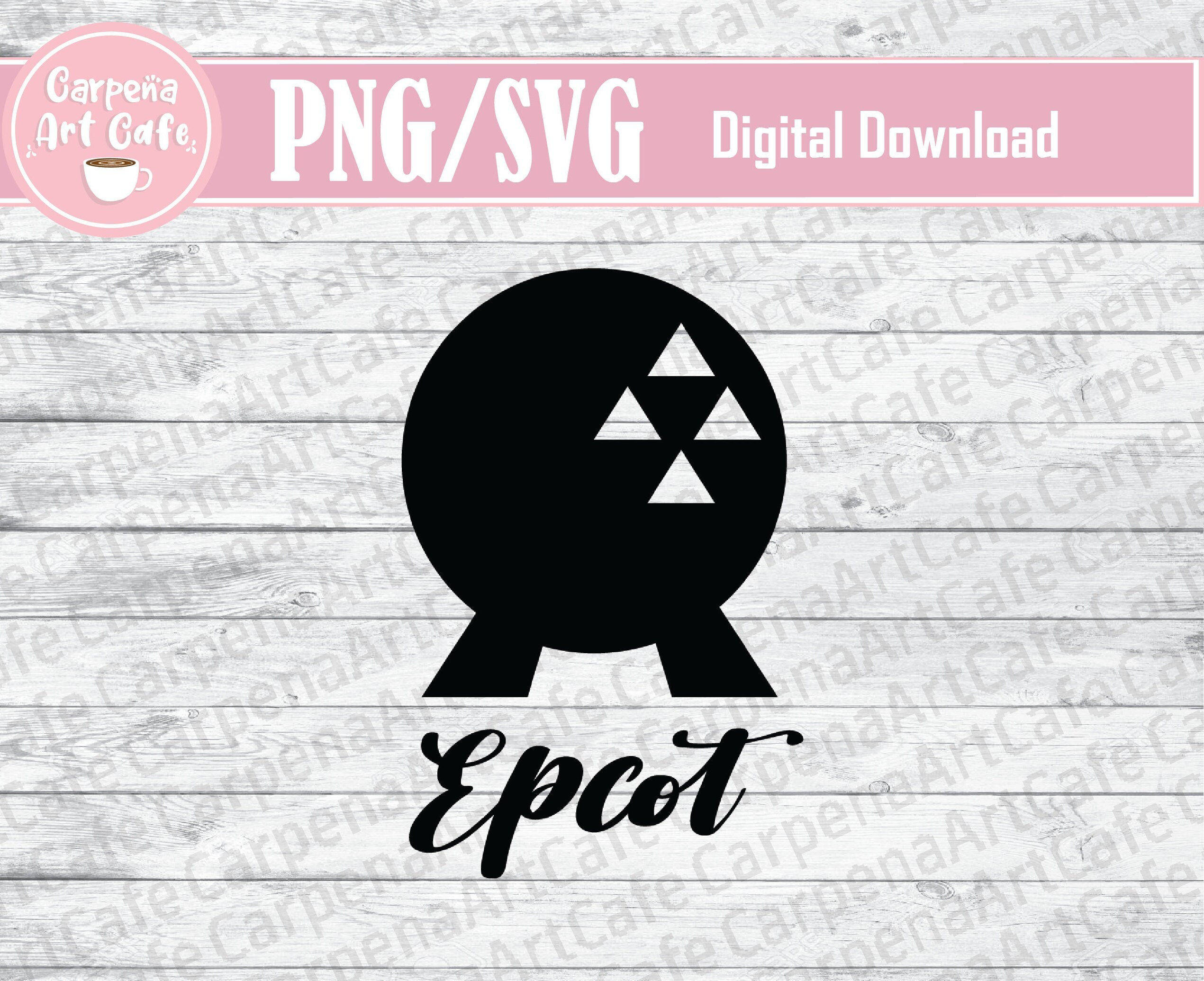 Epcot Ball Design SVG / PNG File, Theme Park Svg Png File, WDW Design ...