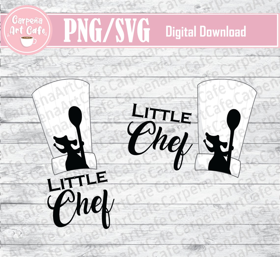 Remy Little Chef Ratatouille SVG and PNG Download Files, Remy Kids ...