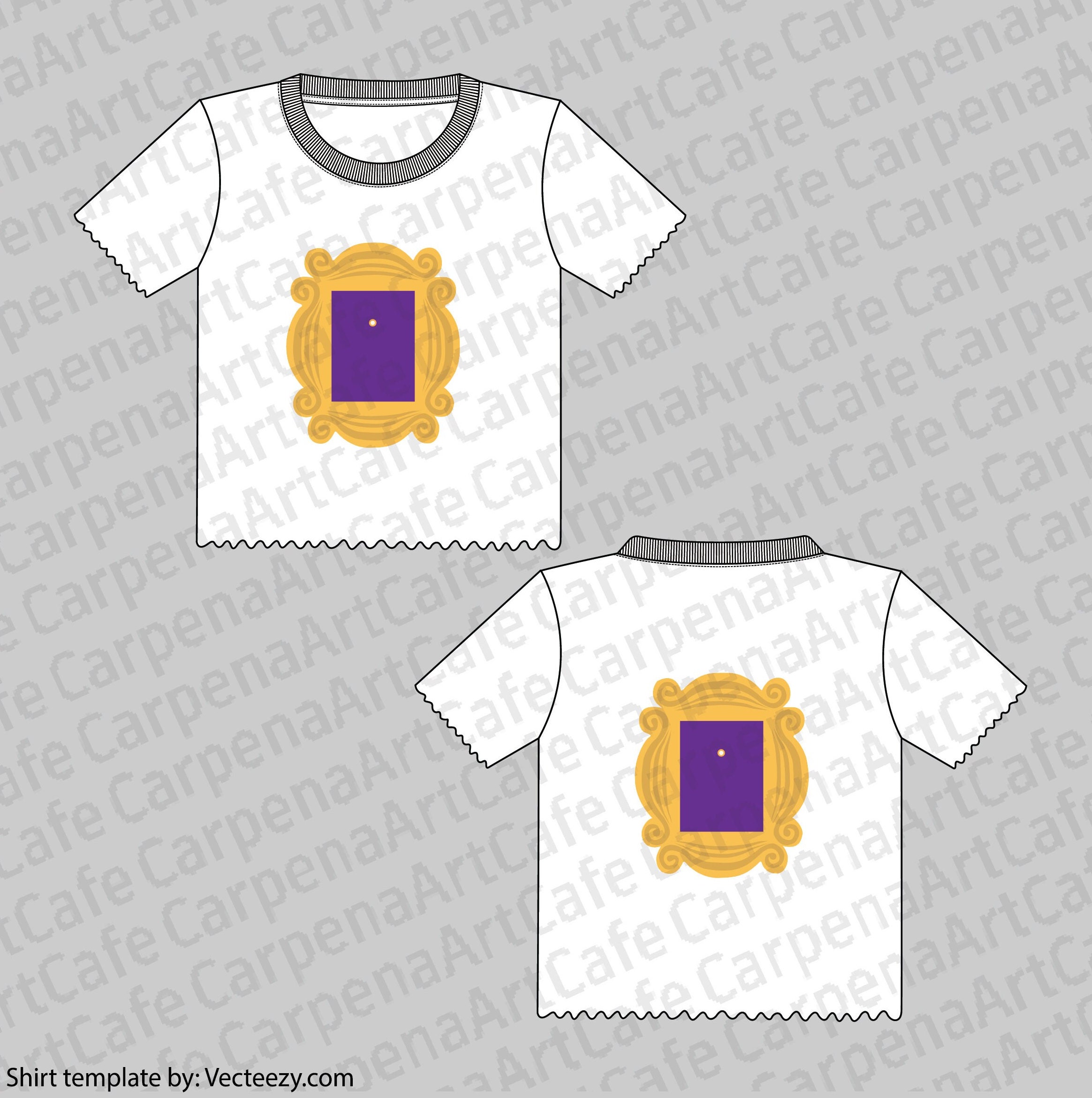 FRIENDS Tv Show Door Frame Png Svg Digital Download Design - Etsy